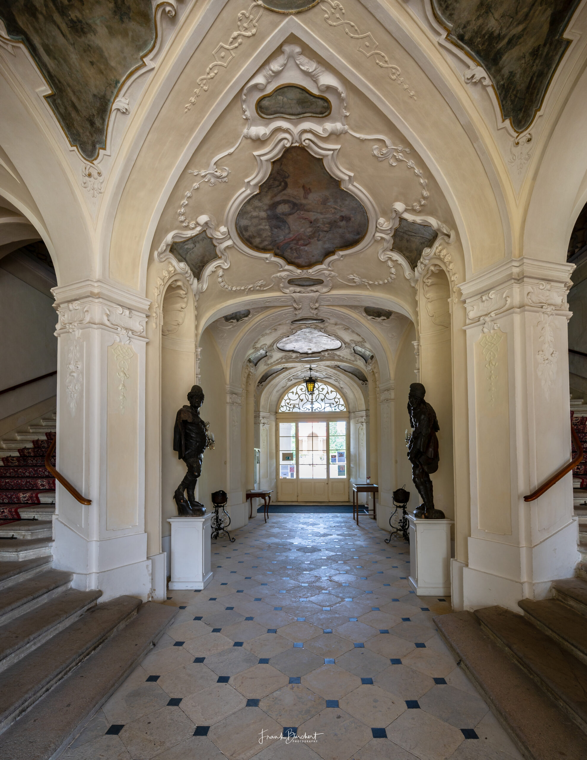 Schloss Ploschkowitz in Böhmen und der pensionierte Kaiser