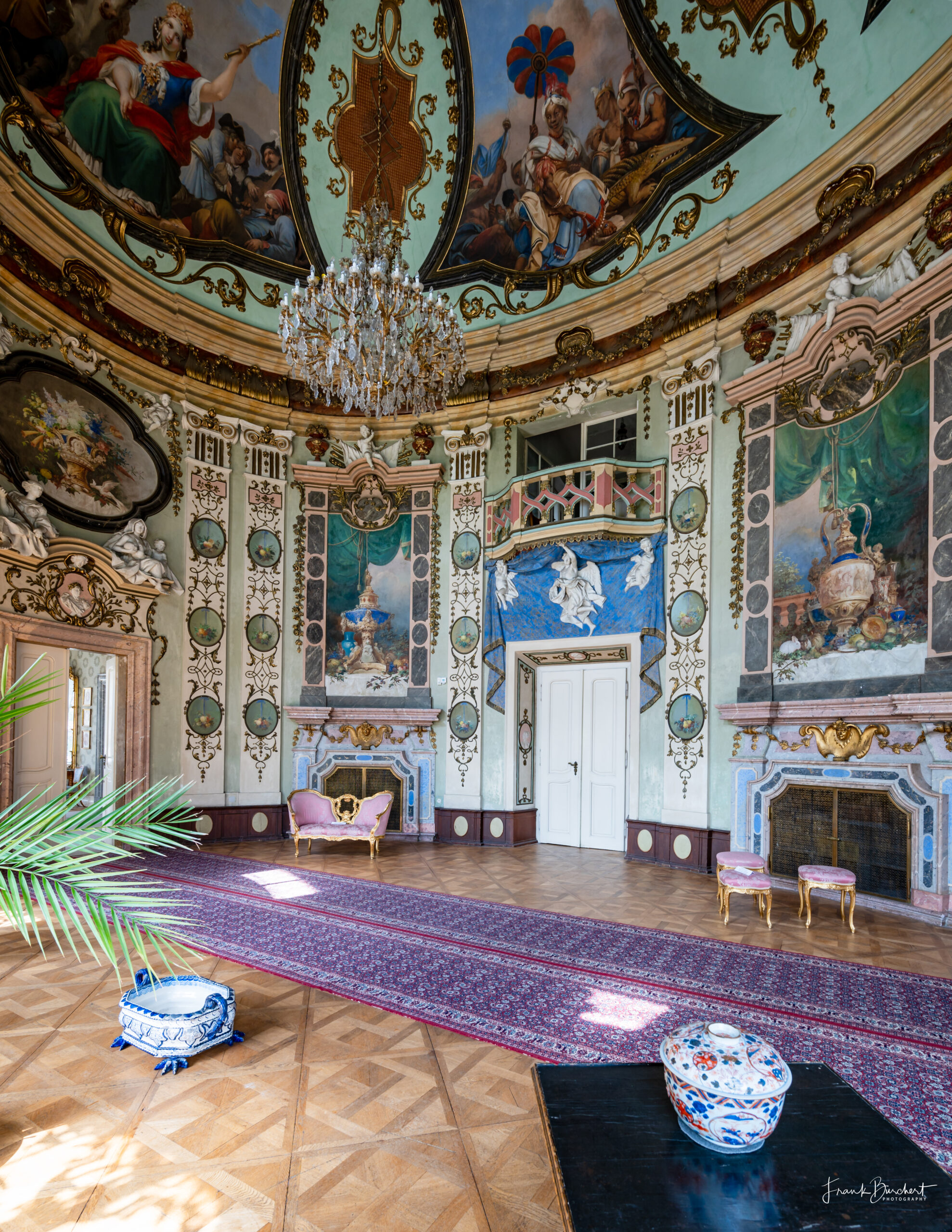 Schloss Ploschkowitz in Böhmen und der pensionierte Kaiser