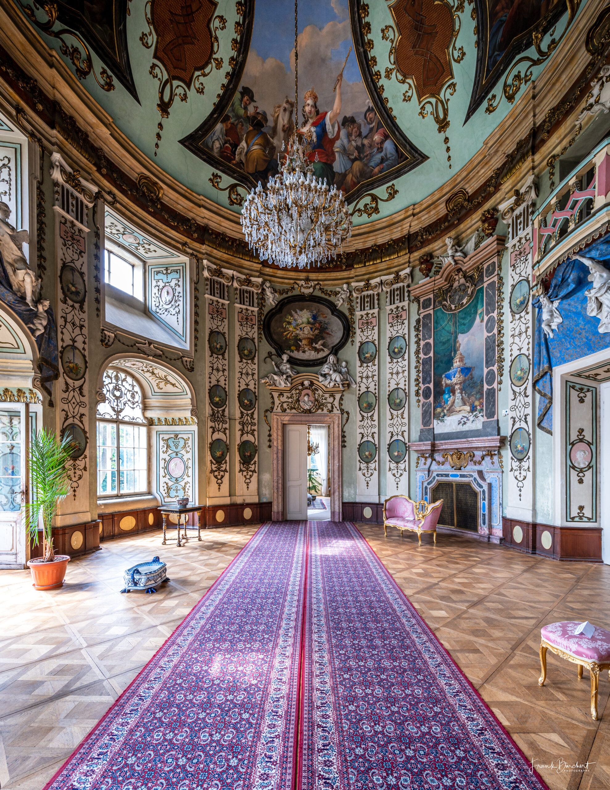 Schloss Ploschkowitz in Böhmen und der pensionierte Kaiser