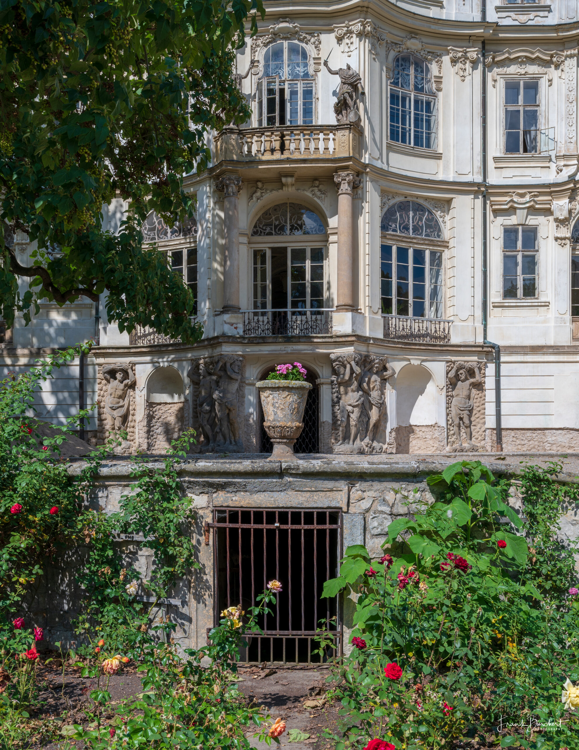 Schloss Ploschkowitz in Böhmen und der pensionierte Kaiser